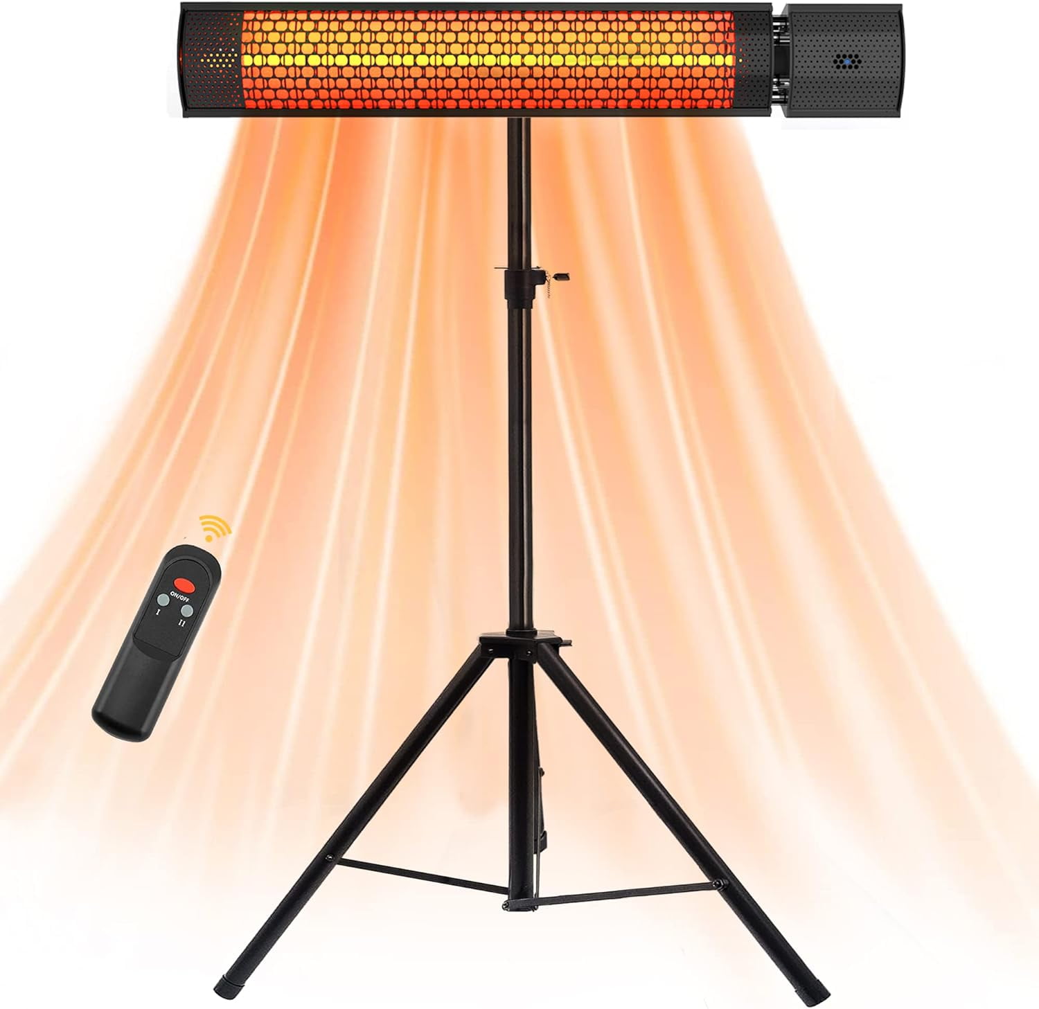Outdoor heaters for patio, Infrared electric heater with Tripod ...