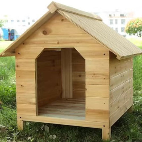 Outdoor indoor rain and sun protection Solid wood pet house Cat house ...