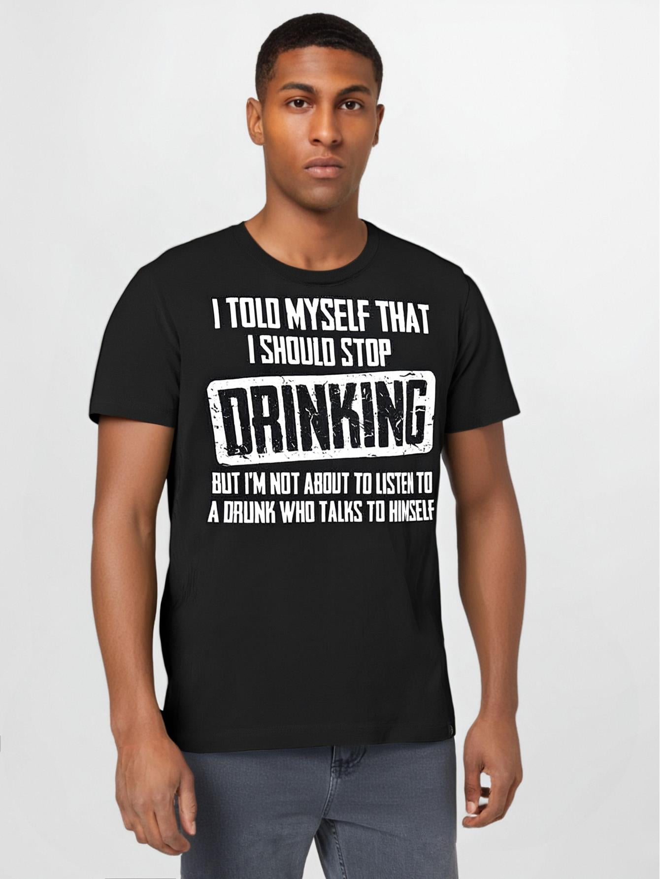 Outdoor men's clothing, I should stop drinking funny senior T-shirt, funny men short sleeve ...