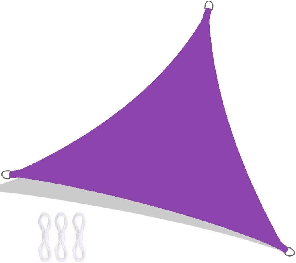 Outdoor parasol triangular awning 3 meters sun awning sunshade sail ...