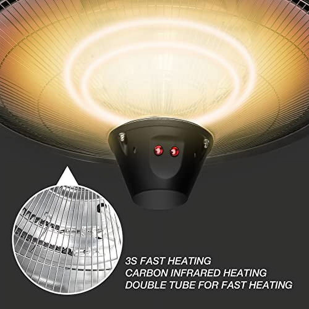 Outdoor patio hanging heater, Electric Infrared Ceiling Mounted Heater ...