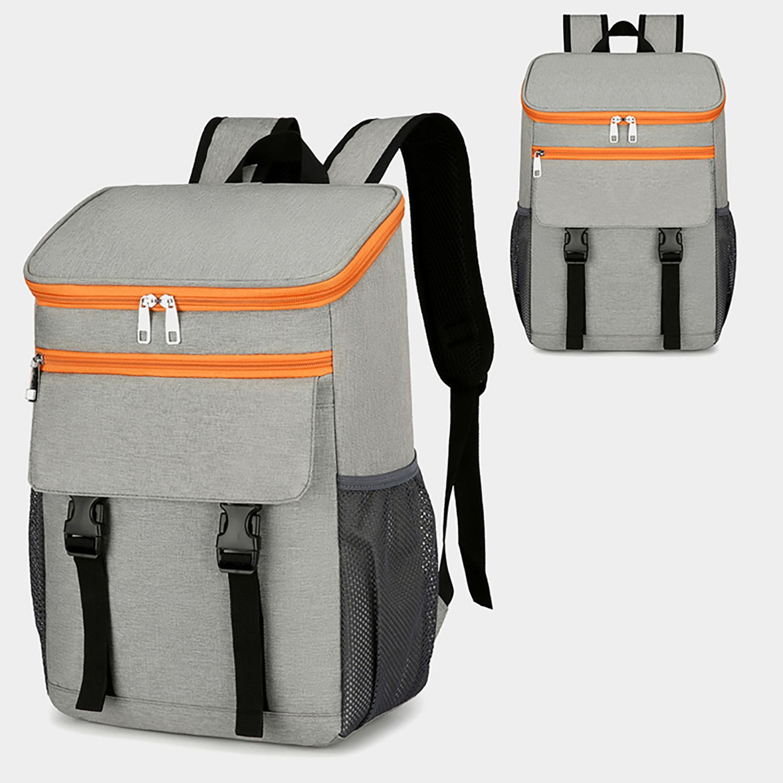 Outdoor picnic bag, simple portable one-shoulder thermal insulation ...