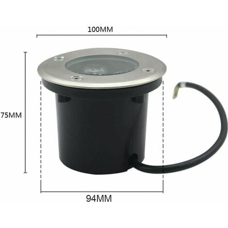 Outdoor recessed LED spotlight 1 PACK 3W Led Recessed Spot Terrace ...