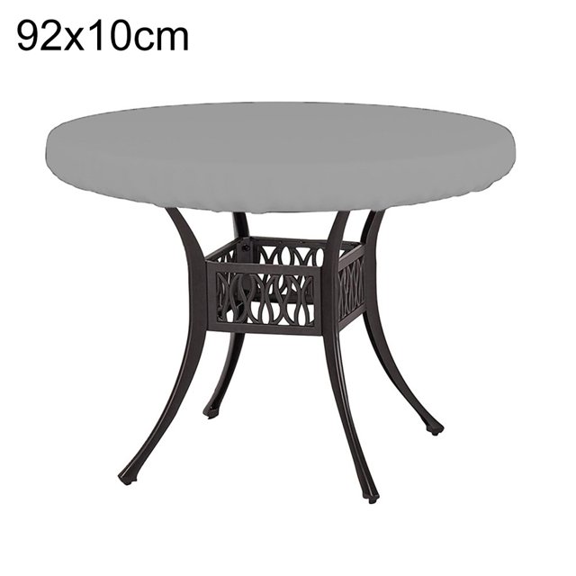 Outdoor round table cover waterproof and dustproof terrace round table ...