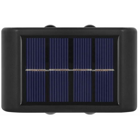 Outdoor solar lanterns lamp, 4 LEDs (convex mirror), White light ...