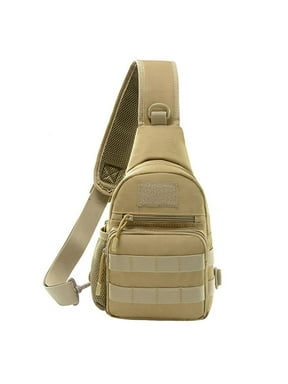 HYOOG Outdoor Backpack for Men, Shoulder Sling Bag with Bottle Mesh ...