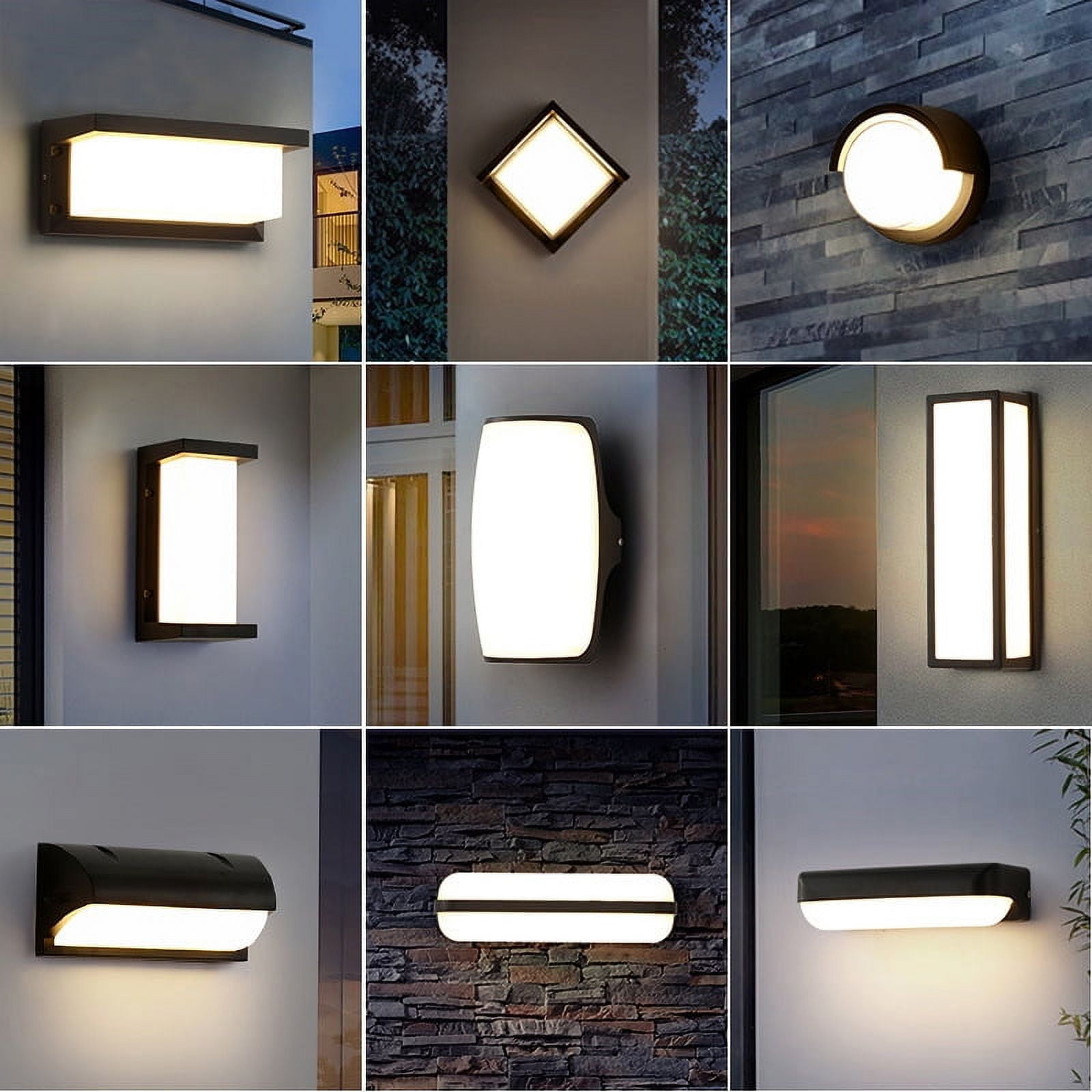 Outdoor wall lamp waterproof hotel garden wall lamp courtyard led ...