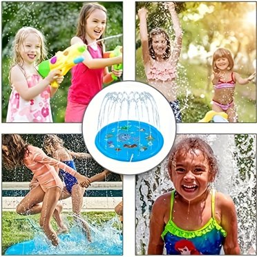 H2OGO! Galaxy Blobz Water-Filled Splash Pad 51” - Fun Summer Outdoor ...