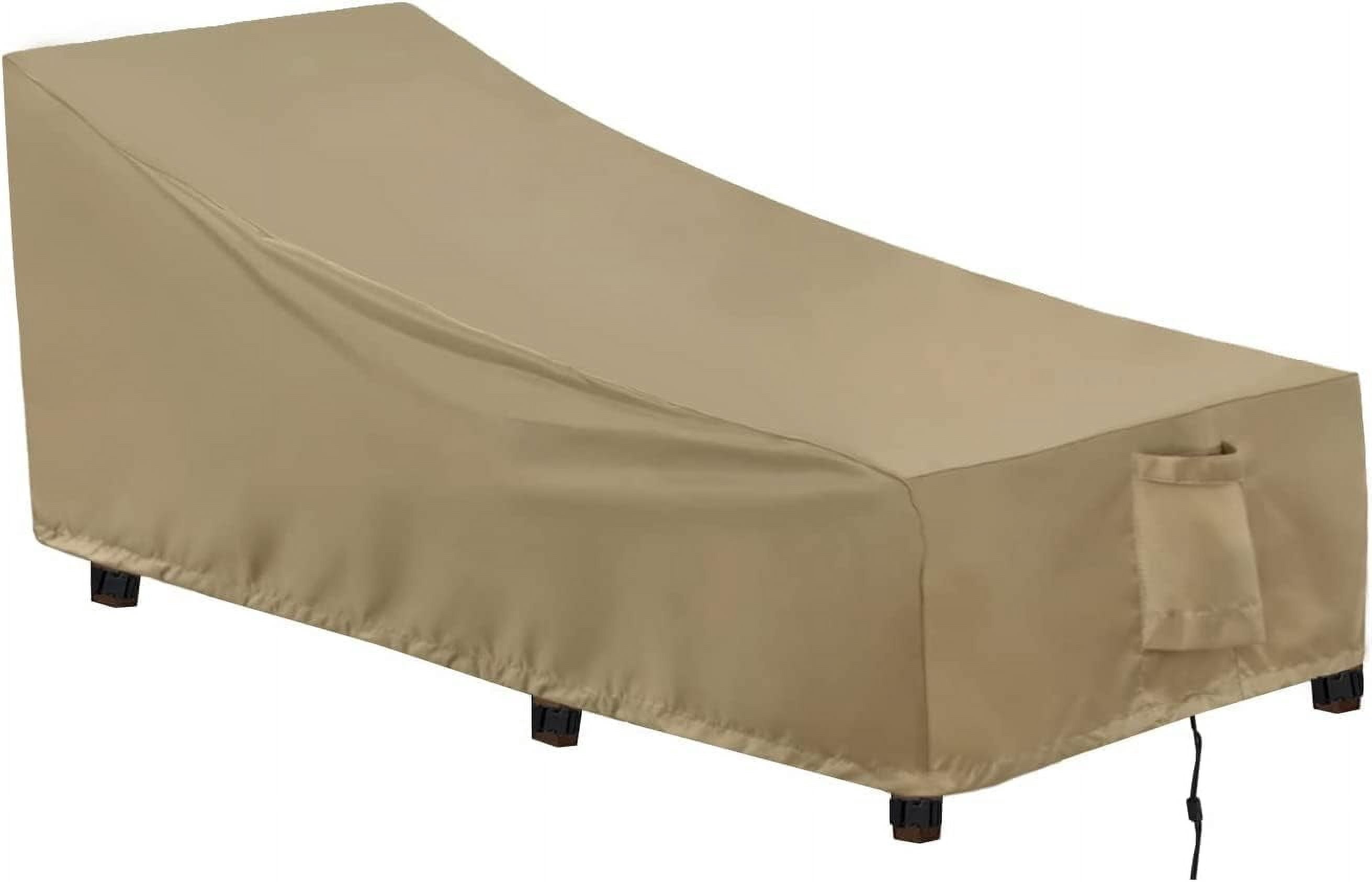 OutdoorLines Outdoor Waterproof Patio Chaise Lounge Chair Cover - UV ...