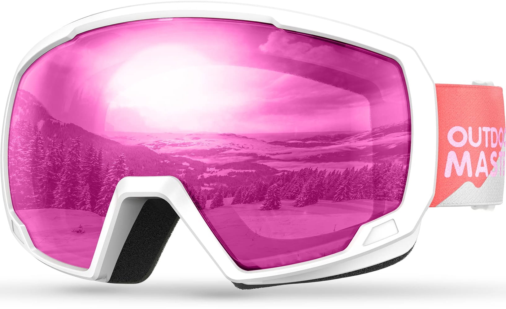 OutdoorMaster Kids Ski Goggles, Snowboard Goggles - Youth Snow Goggles ...