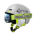 OutdoorMaster Kids Ski Helmet and Ski Goggles Set, Snowboard Helmet ...