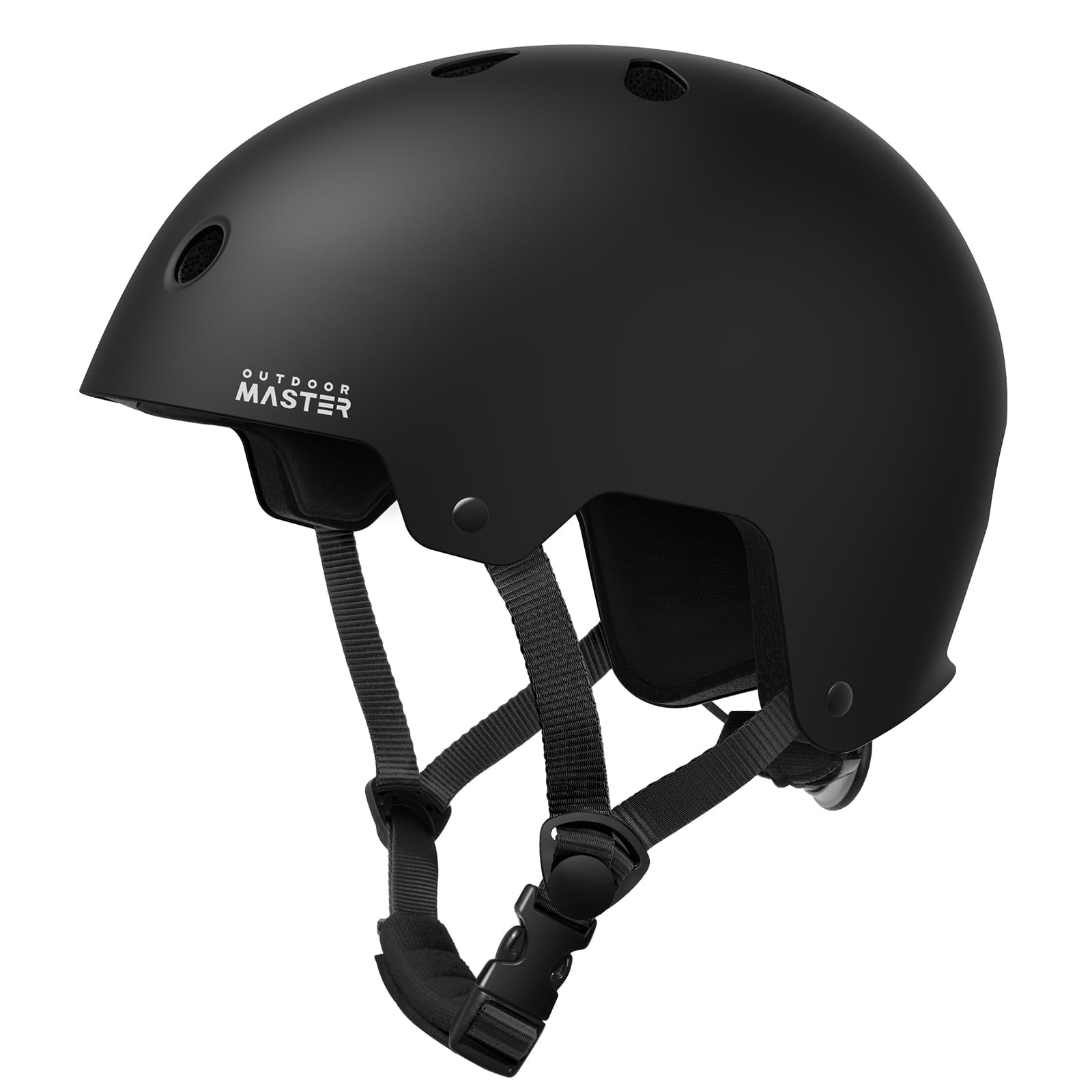 OutdoorMaster MIPS Skateboard Helmet - Two Removable Liners Ventilation ...