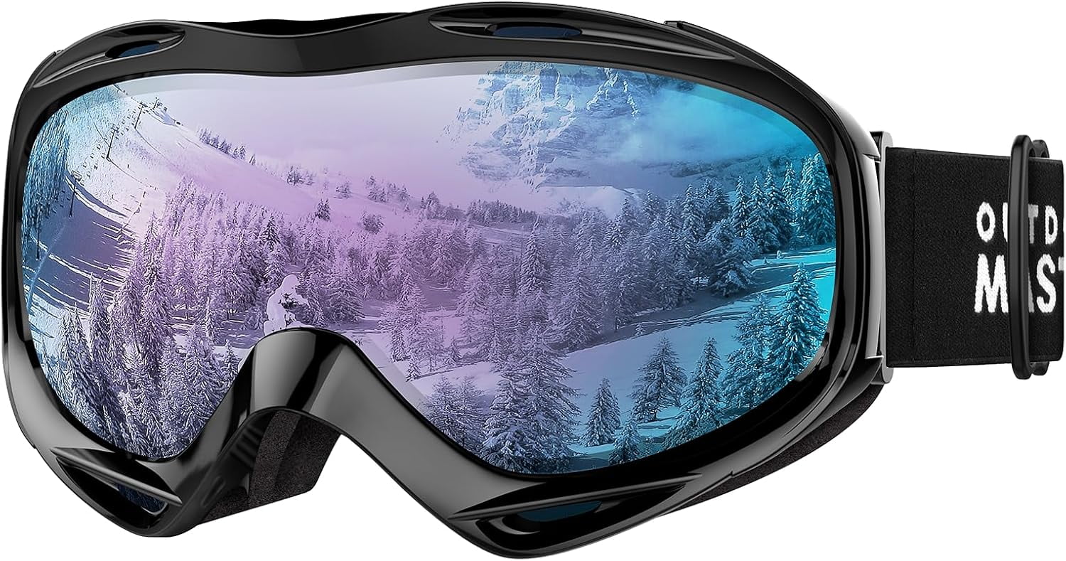 OutdoorMaster OTG Ski Goggles - Over Glasses Ski/Snowboard Goggles for ...