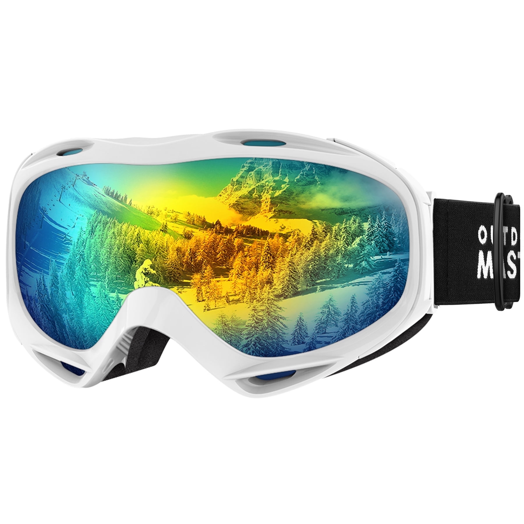 OutdoorMaster Ski Goggles OTG - over Glasses Ski/Snowboard Goggles for ...