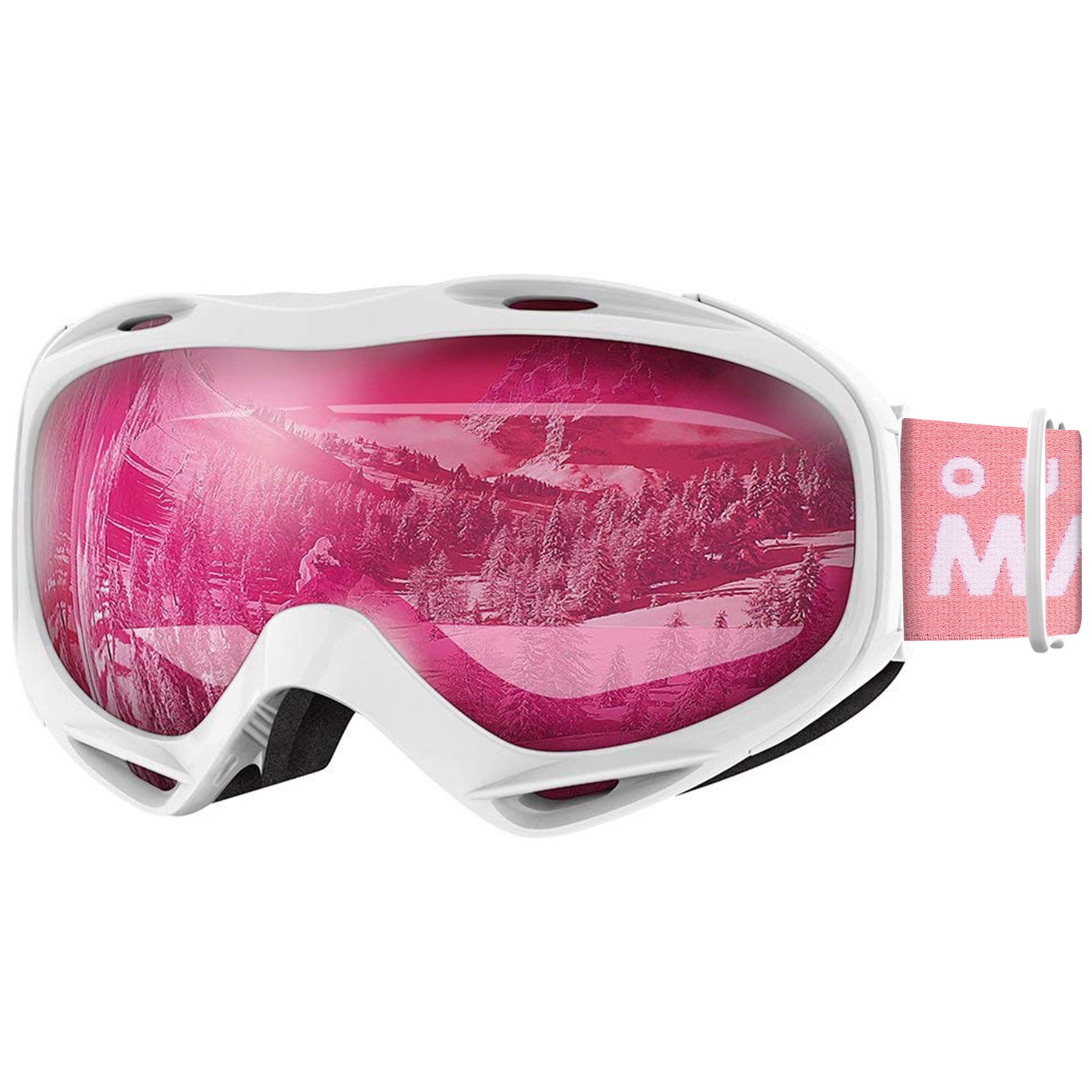 OutdoorMaster Ski Goggles OTG - over Glasses Ski/Snowboard Goggles for ...
