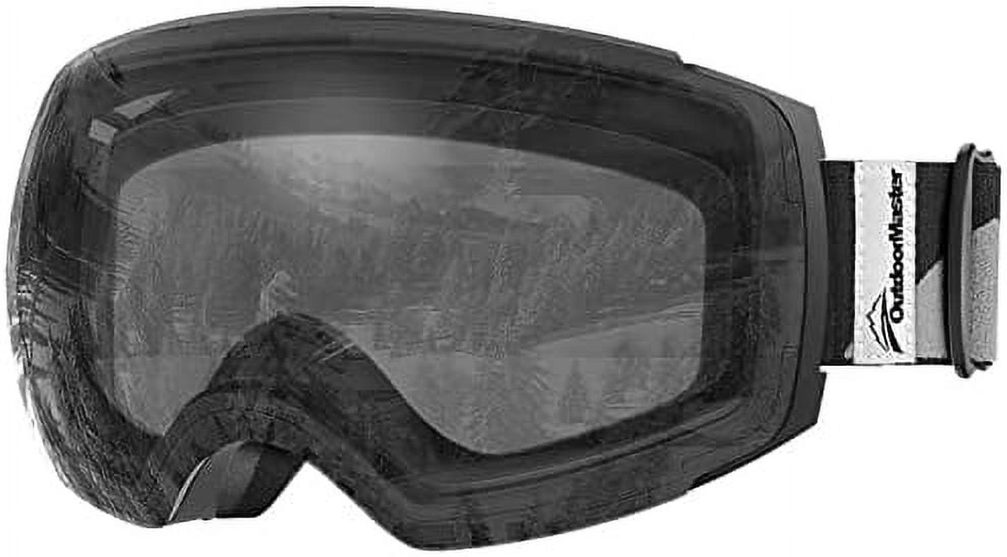 OutdoorMaster Ski Goggles PRO - Frameless, Interchangeable Lens 100% ...