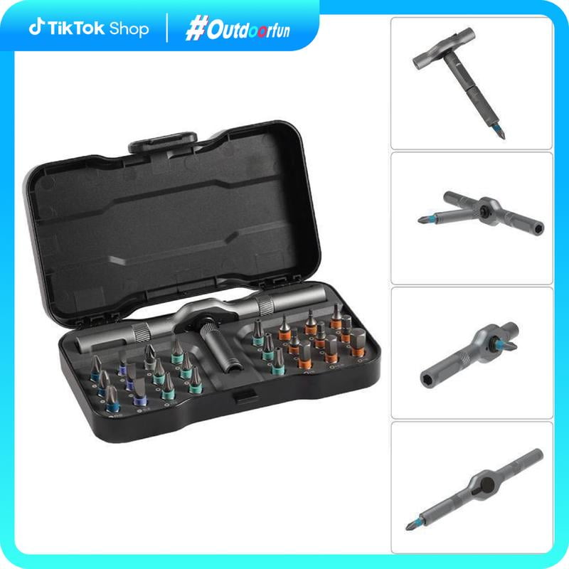 Outdoorfun 24-in-1 Magnetic Screwdriver Set, MultifunctionalScrewdriver ...