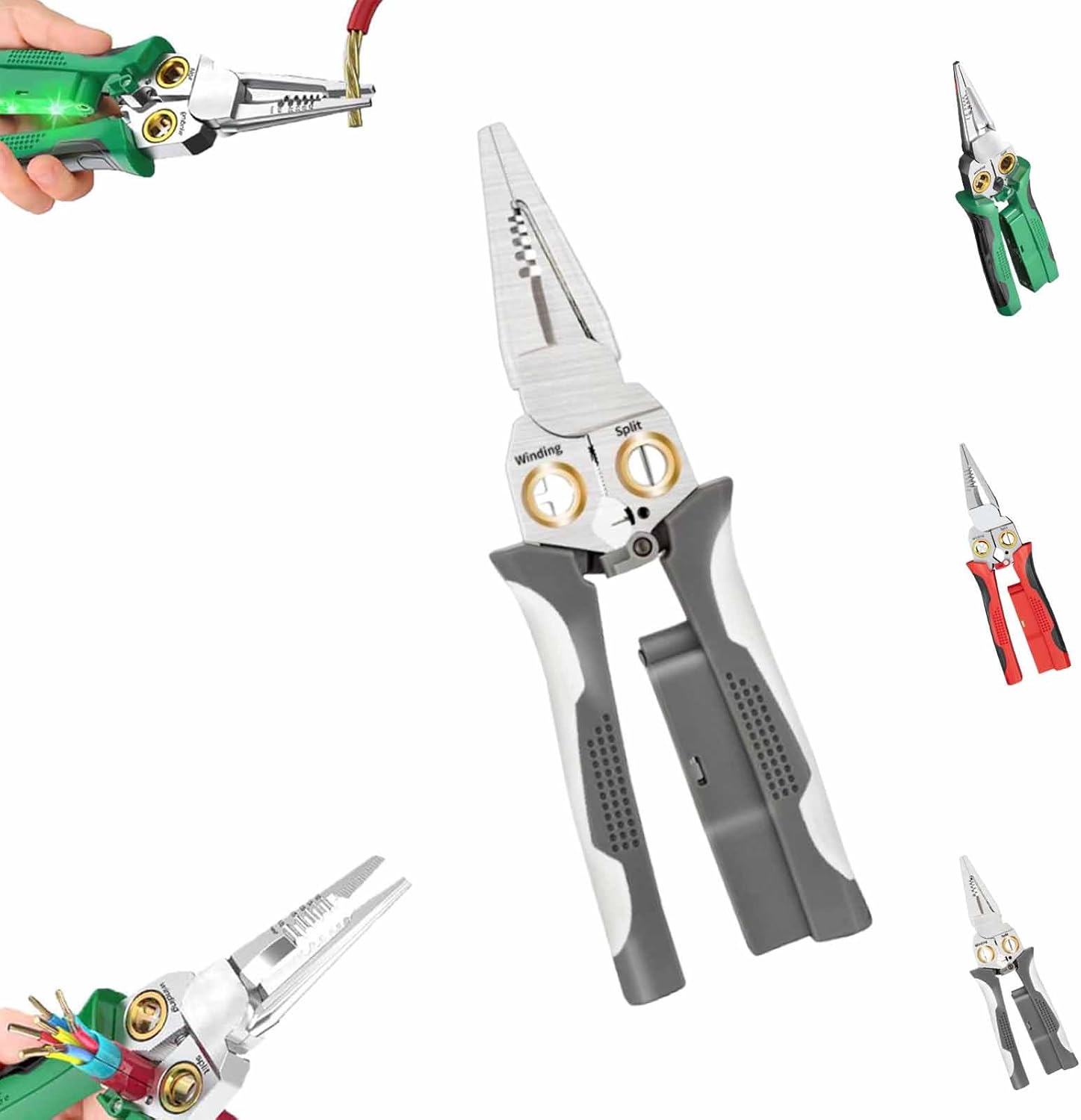 Outdoorfun 8 In 1 Wire Stripper Twister for Cutting And Pulling Wires ...