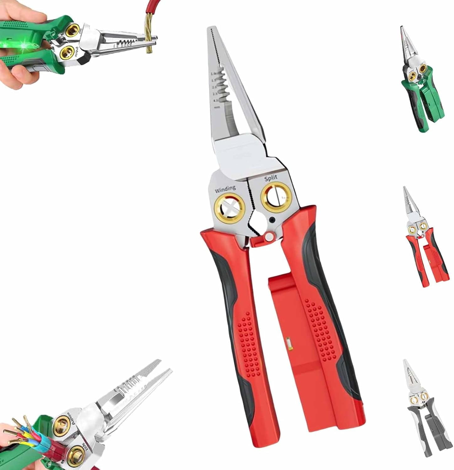 Outdoorfun 8 In 1 Wire Stripper Twister for Cutting And Pulling Wires ...