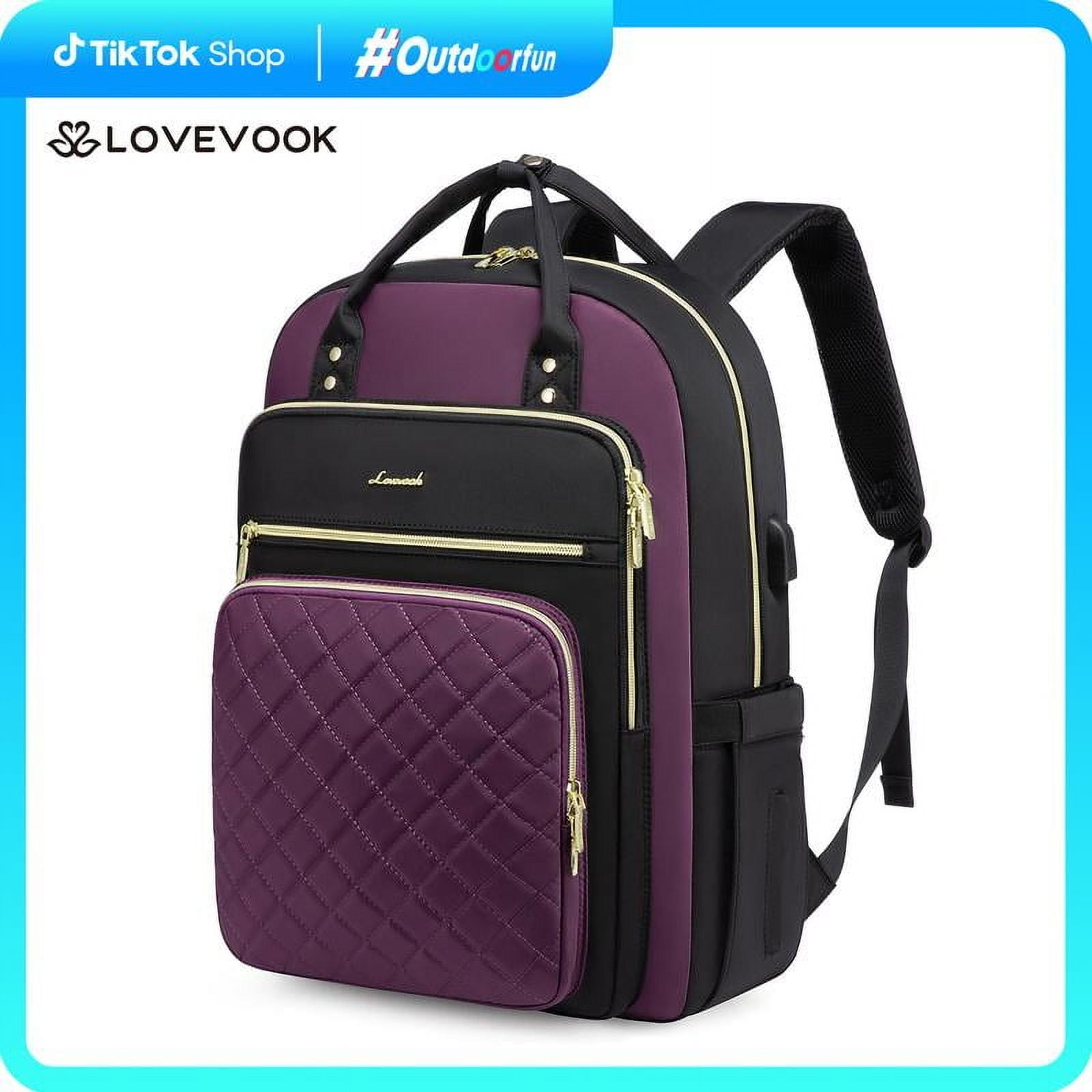 Outdoorfun Laptop Backpack with USB Port, Multi-Compartment Laptop Bag ...