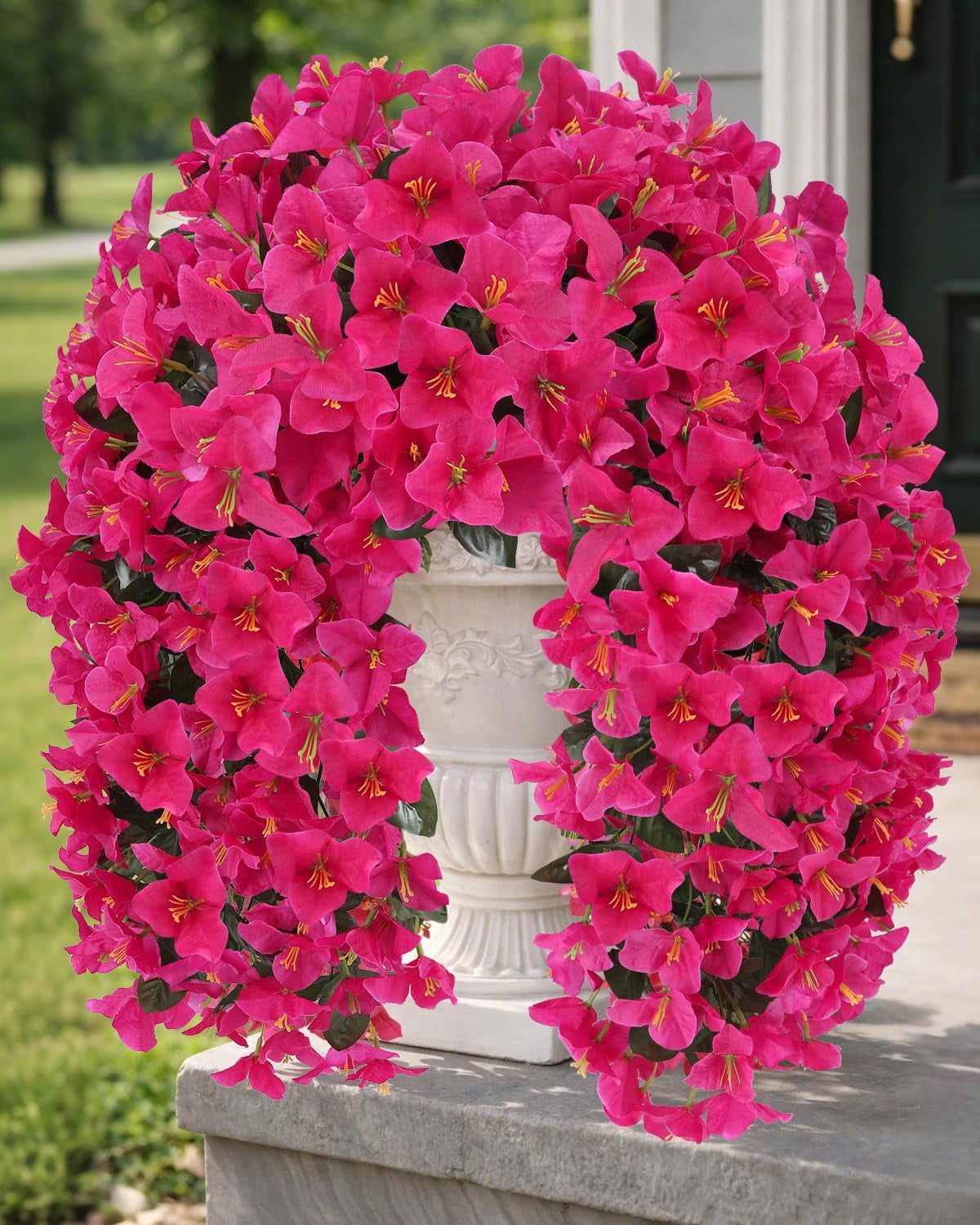 for Outdoors – 2 Bundles of UV-Resistant Artificial Bougainvillea ...