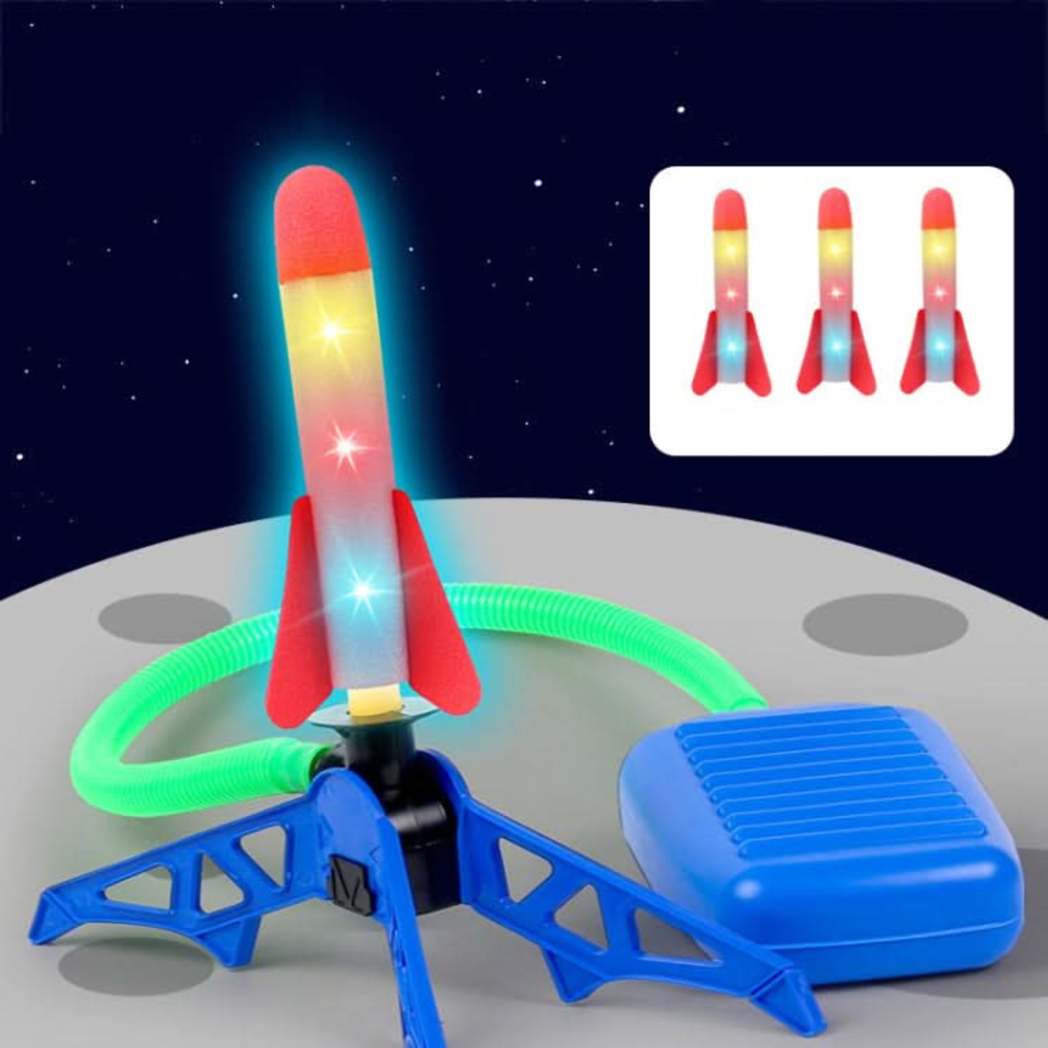 Outdoors Children Stepping-on Rockets Pop-up Rocket Toy - Walmart.com