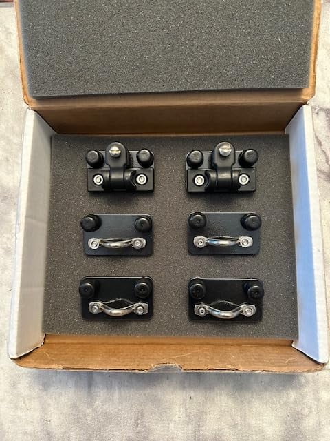 Outdoorsmen's Versatrack Bimini Top Brackets Custom 2-Hinge for Greater ...