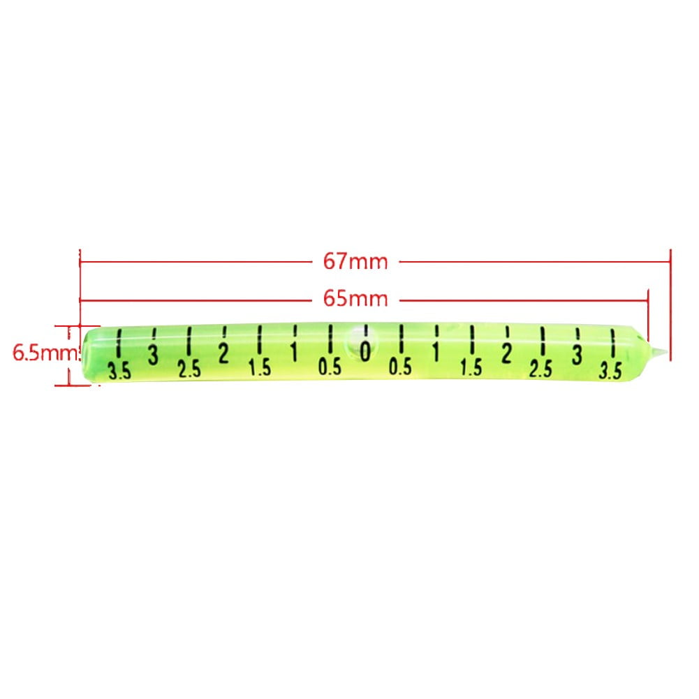 Outer Arc Glass Level Bubble Glass Tube High-Accuracy Precise Leveling ...