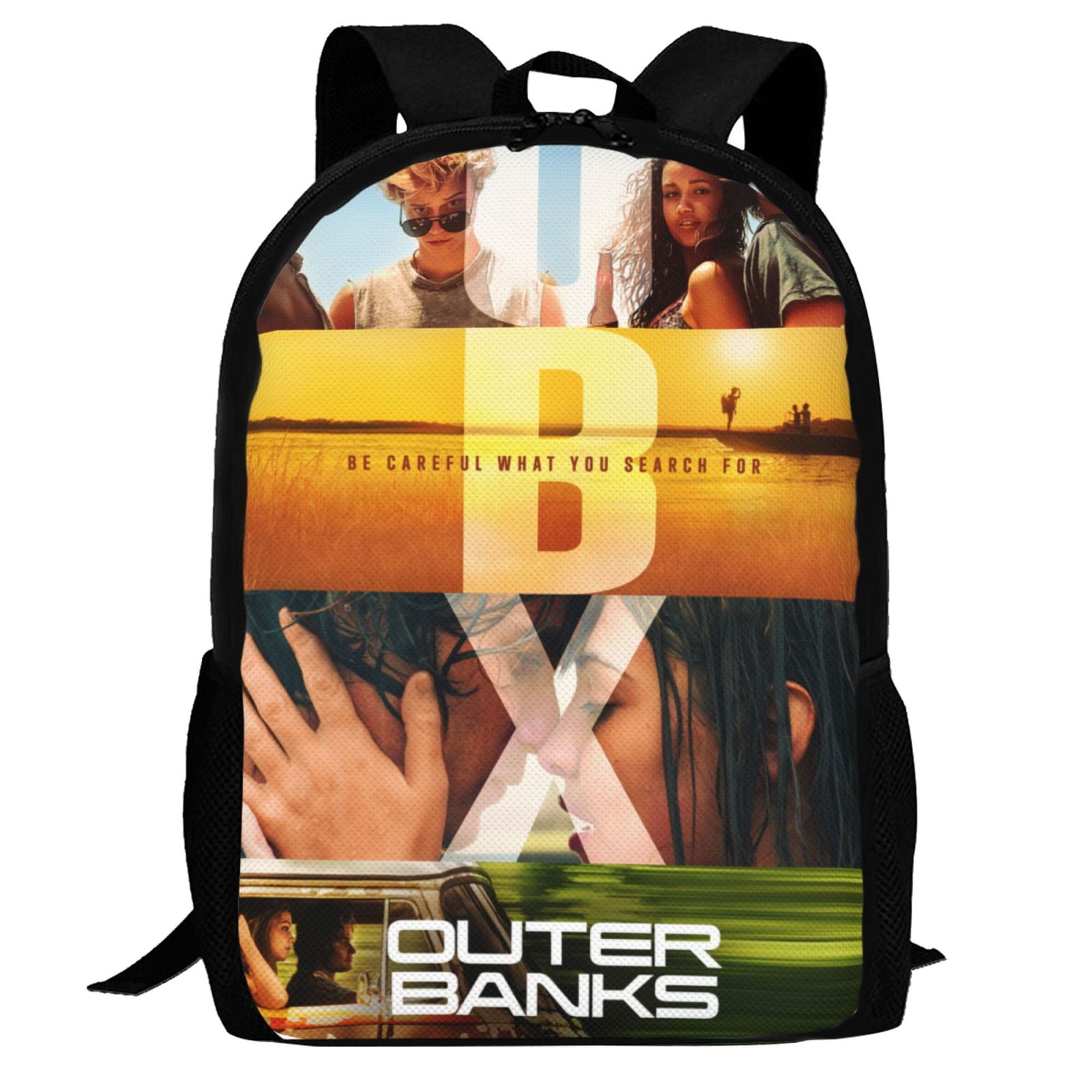 Outer Banks Backpack, 3d Printed Laptop Backpack, Water Resistant ...