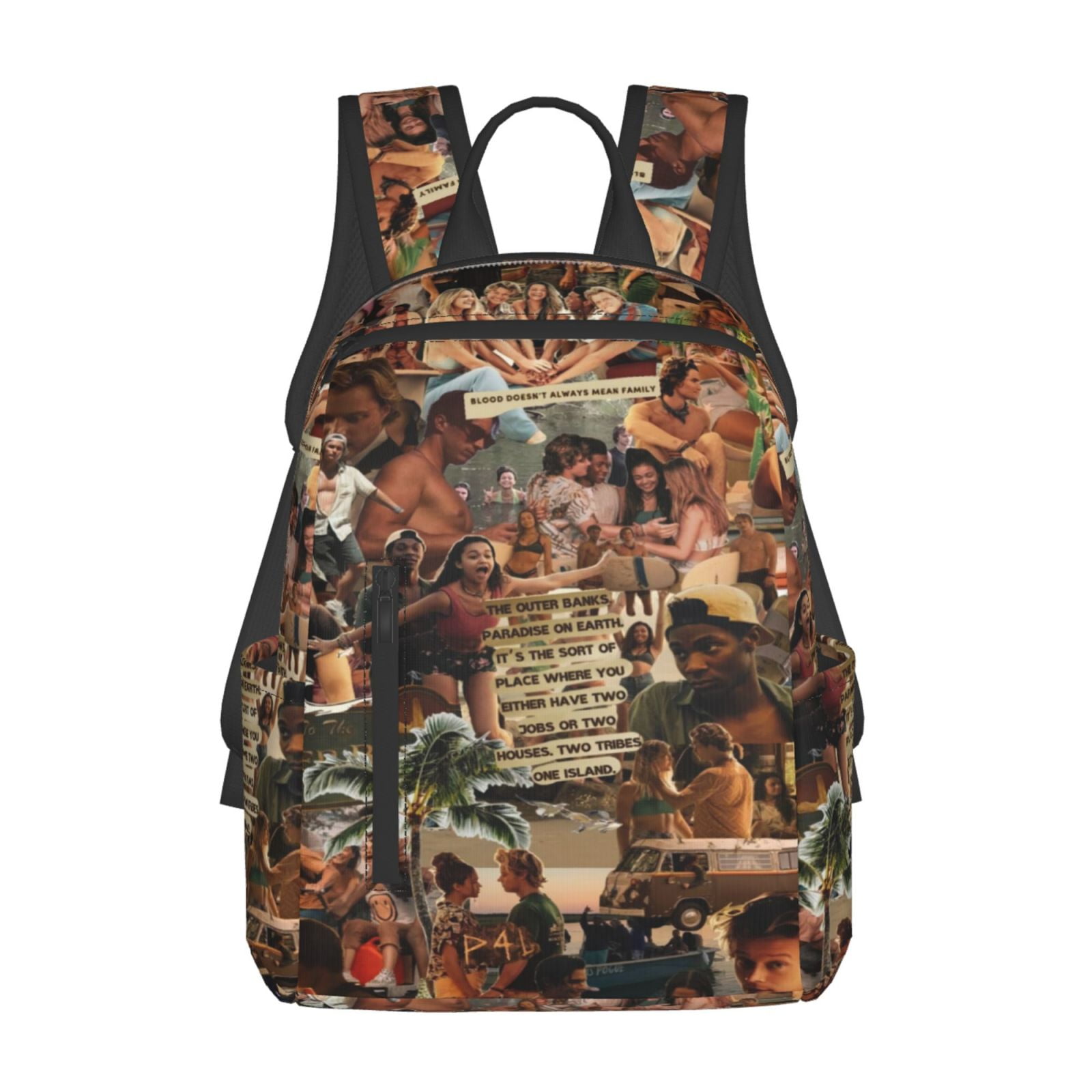 Outer Banks Cartoon Backpack Cute Printed Casual School Laptop Bags ...