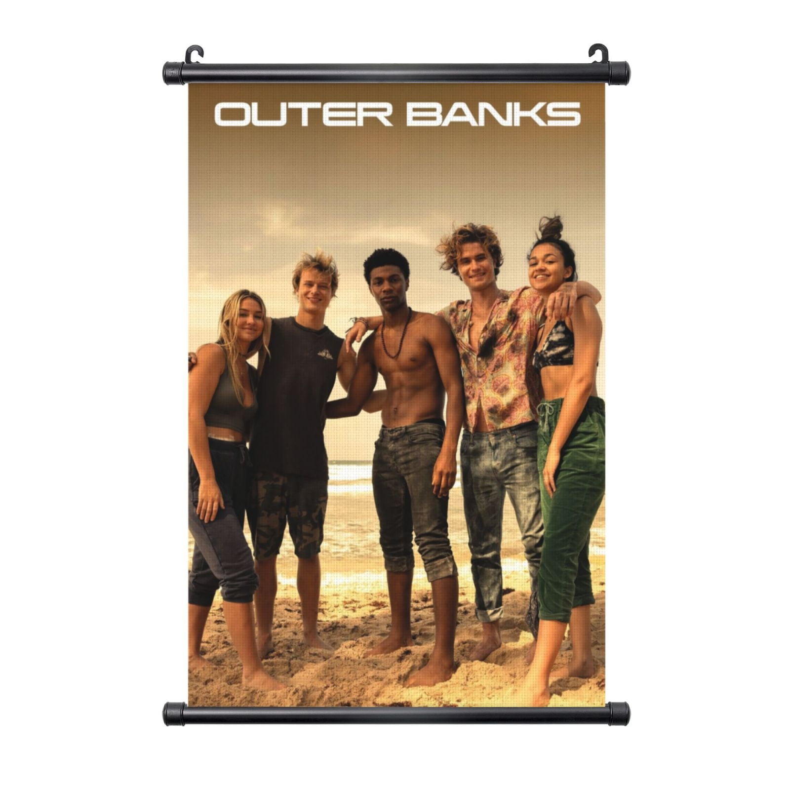 Outer Banks Hanging Poster, Black Plastic Shaft Wall Hanging Posters ...