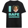 Outer Banks I Heart Rafe Cameron Adult Black Crew Neck Short Sleeve T ...