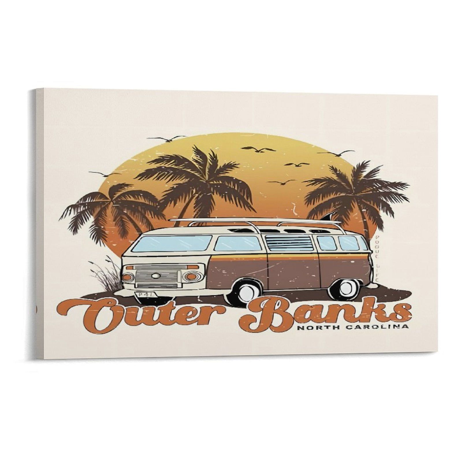 Outer Banks Inner Frame Decorative Canvas Painting Hanging Picture Wall ...