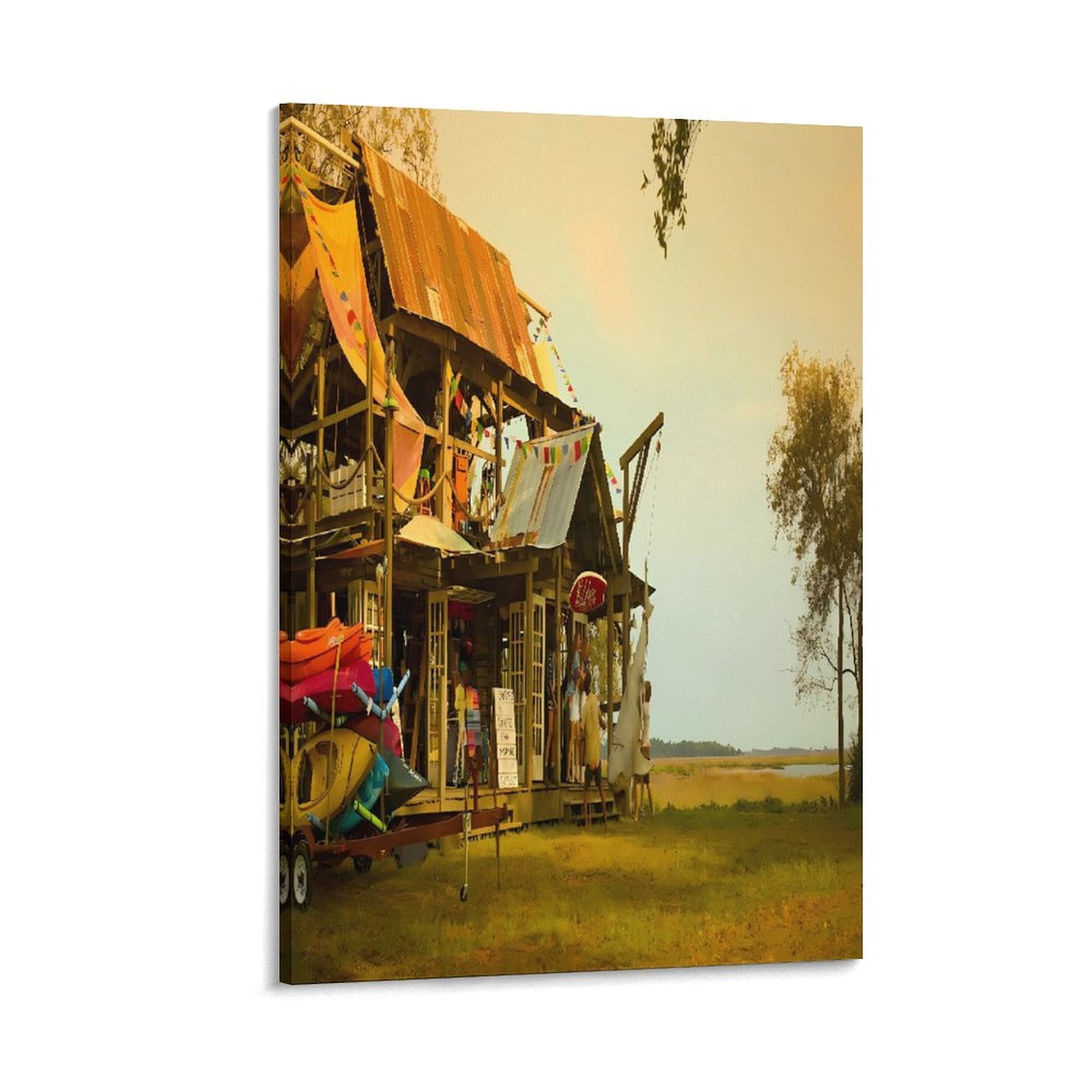 Outer Banks Inner Frame Decorative Canvas Painting Hanging Picture Wall ...