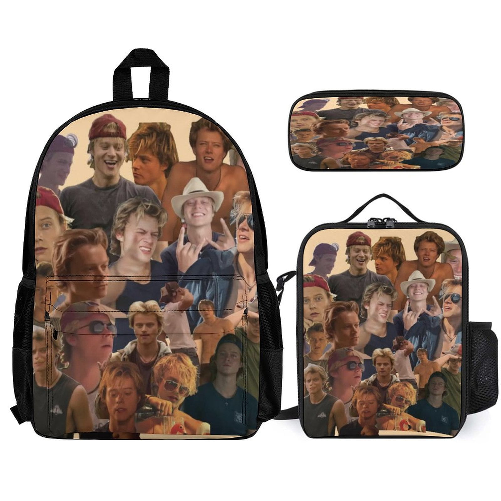 Outer Banks JJ Maybank Backpack Set Cartoon Bookbag Backpack with Lunch ...