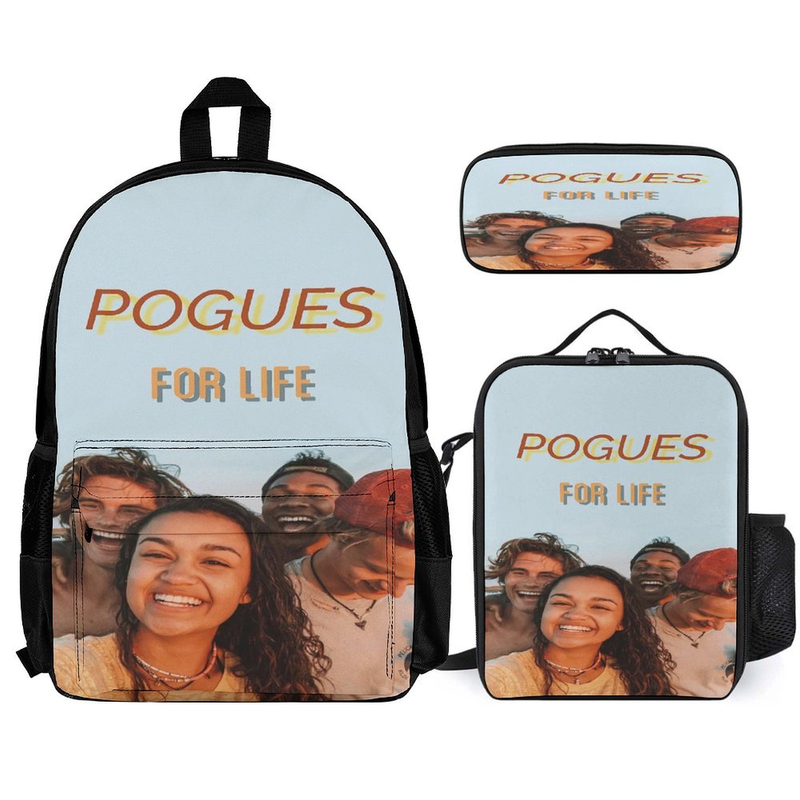 Outer Banks JJ Maybank Backpack Set Cartoon Bookbag Backpack with Lunch ...