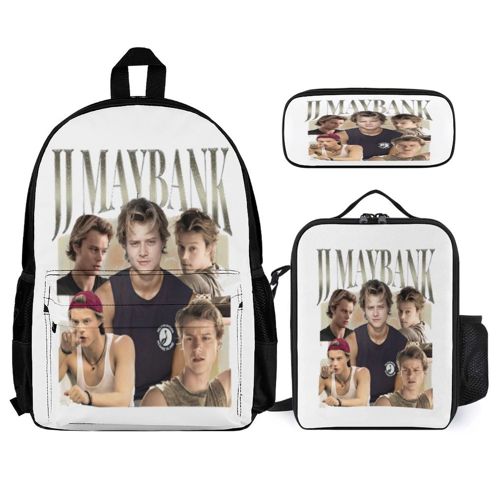 Outer Banks JJ Maybank Backpack Set Cartoon Bookbag Backpack with Lunch ...