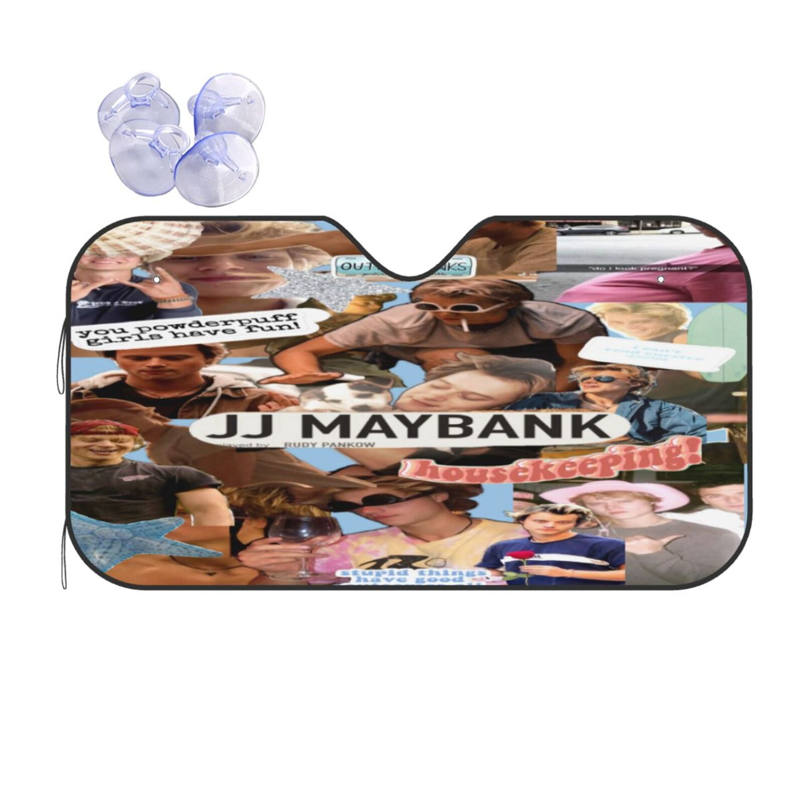 Outer Banks JJ Maybank Car Sun Shade Windshield Cartoon Sun Shade for ...