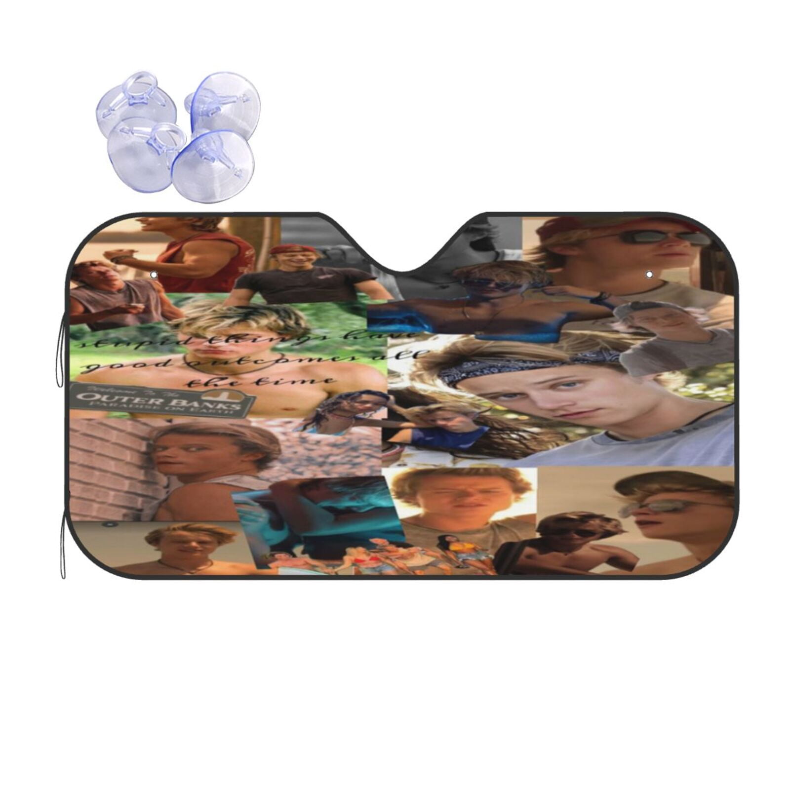 Outer Banks JJ Maybank Car Sun Shade Windshield Cartoon Sun Shade for ...