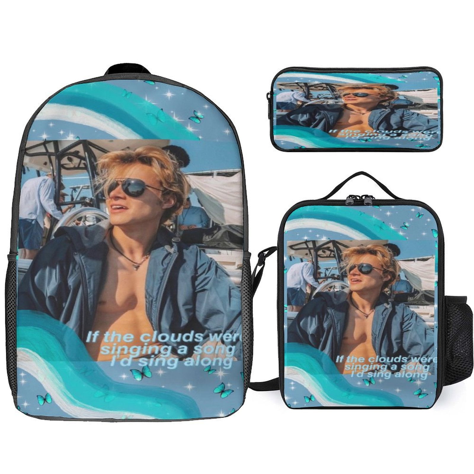 Outer Banks JJ Maybank s Backpack Set Anime Bag 3 Piece Set Sports ...