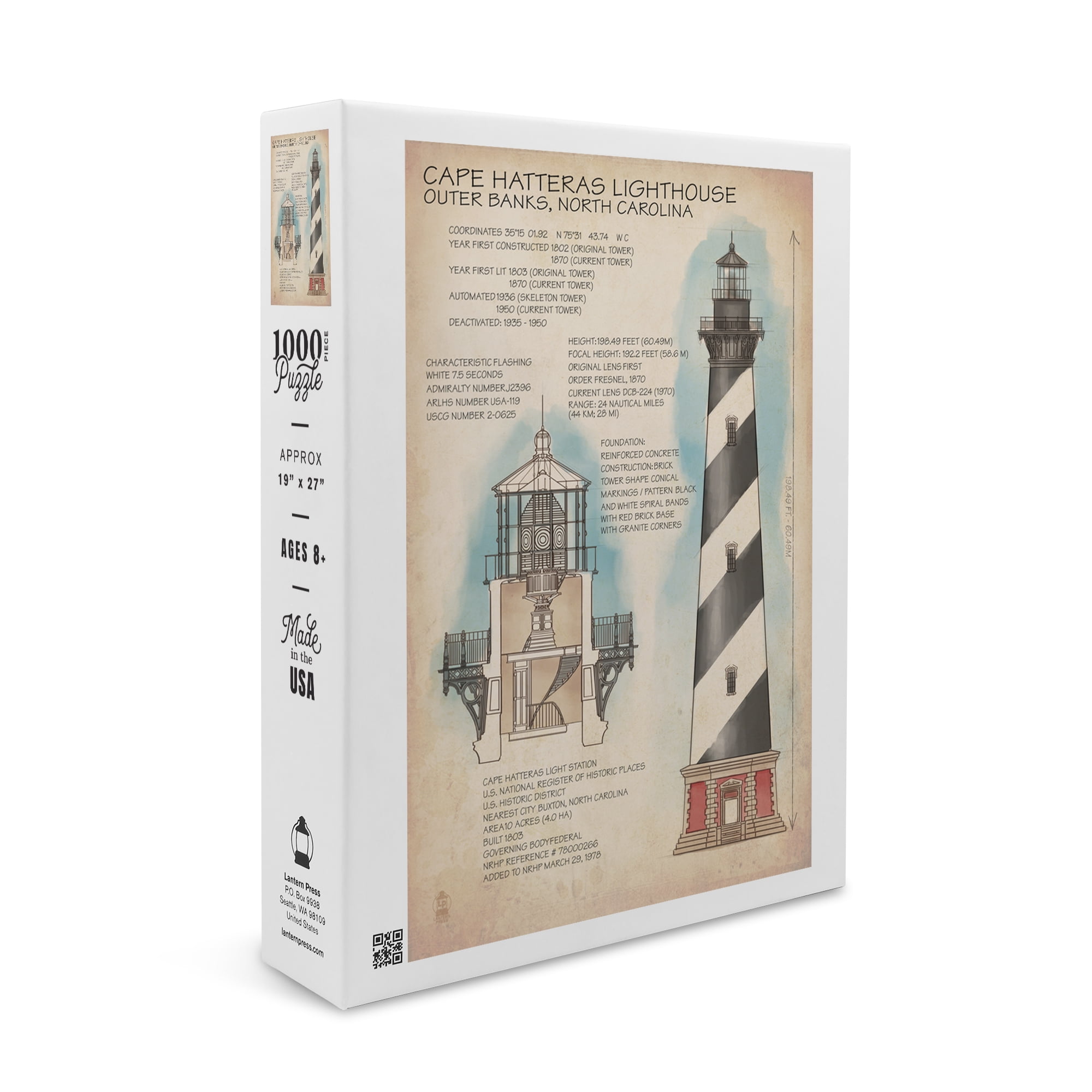 Outer Banks, North Carolina, Cape Hatteras Lighthouse Technical (1000 ...