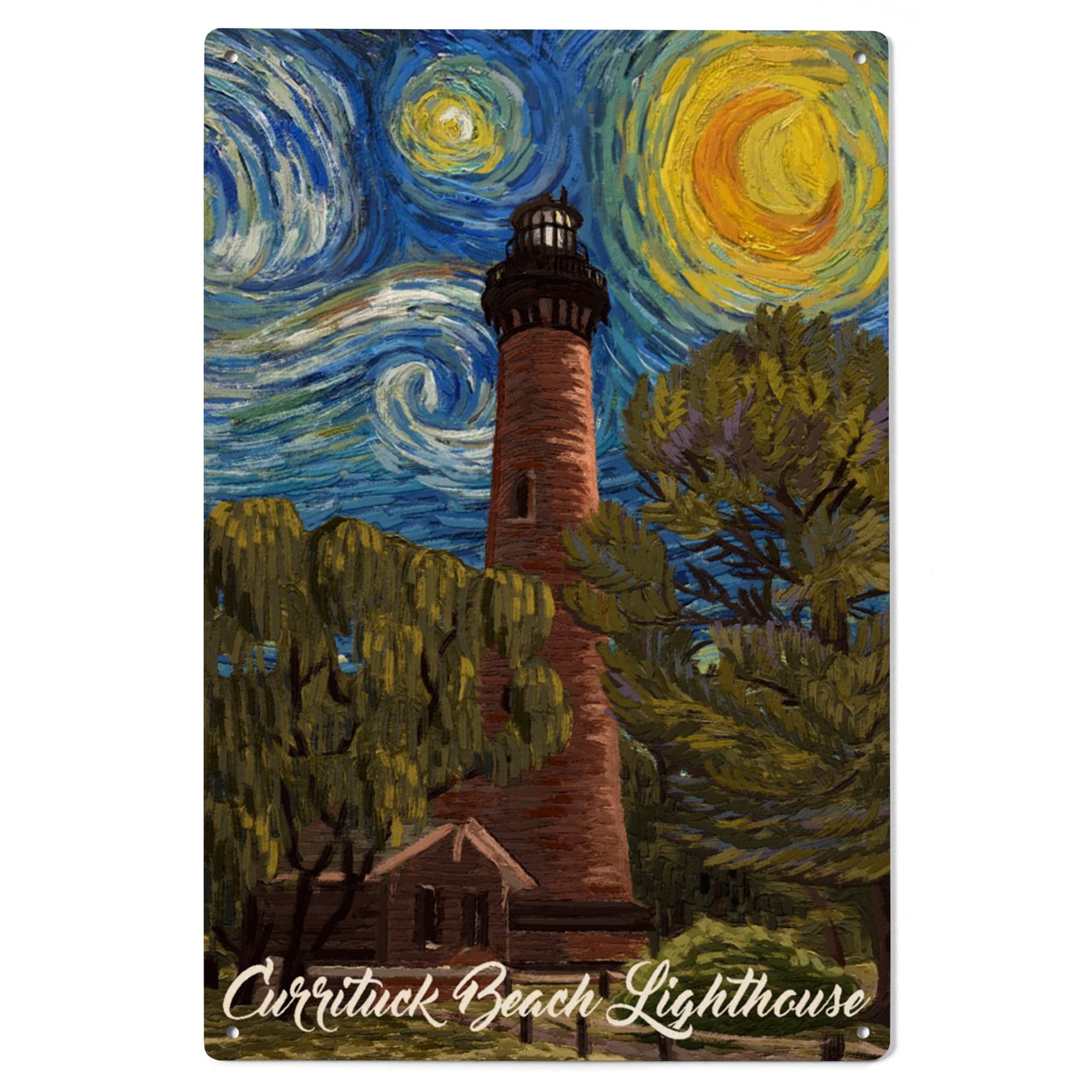 Outer Banks, North Carolina, Currituck Beach Lighthouse, Starry Night ...