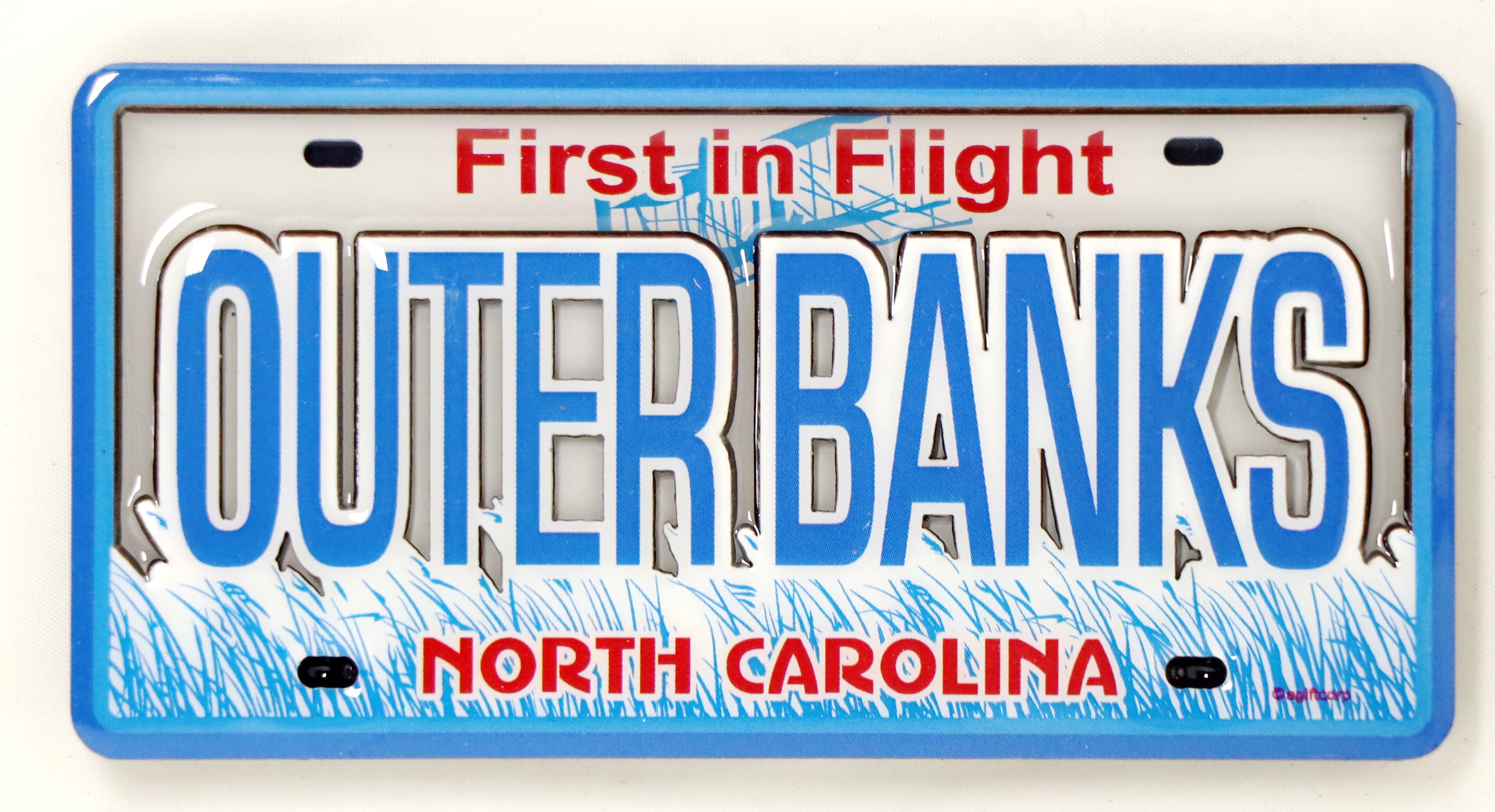 Outer Banks North Carolina License Plate Dual Layer MDF magnet ...