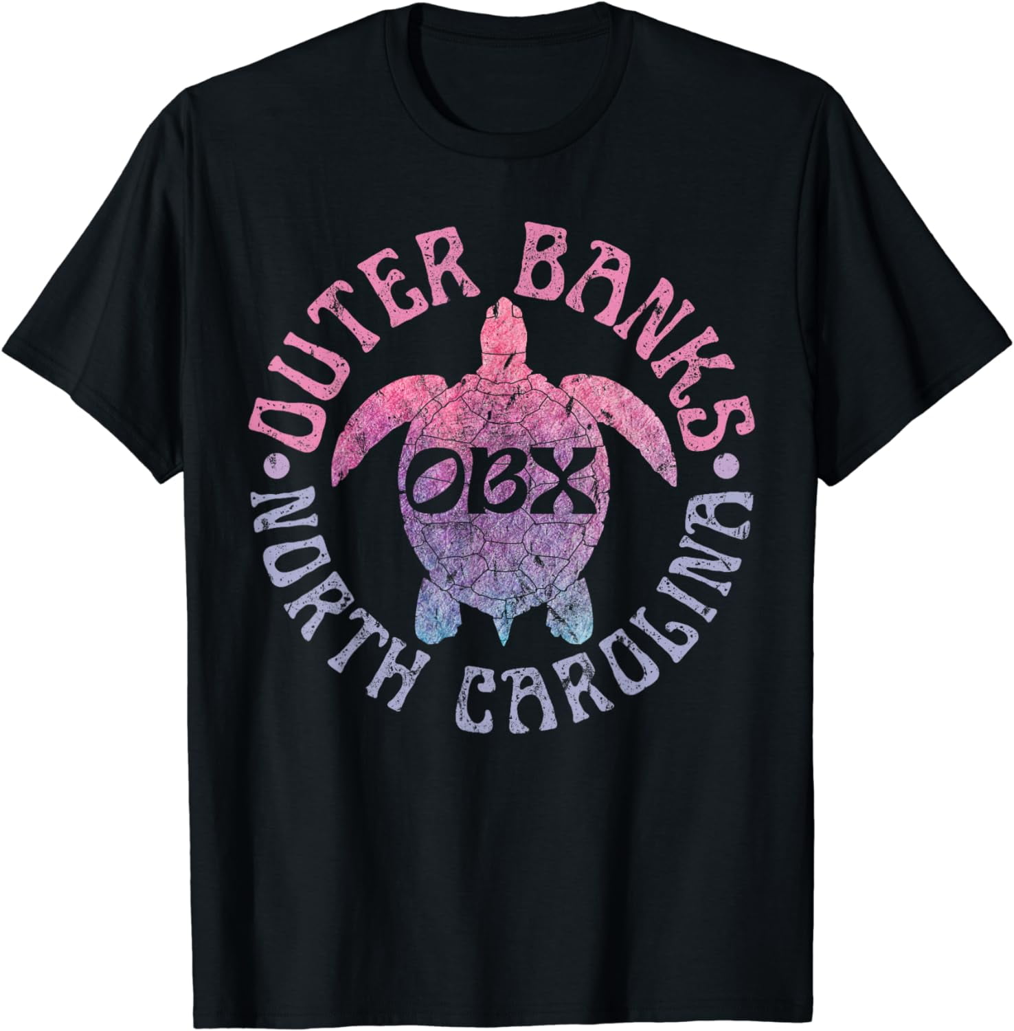Outer Banks North Carolina OBX Sea Turtle Beach Vintage T-Shirt ...