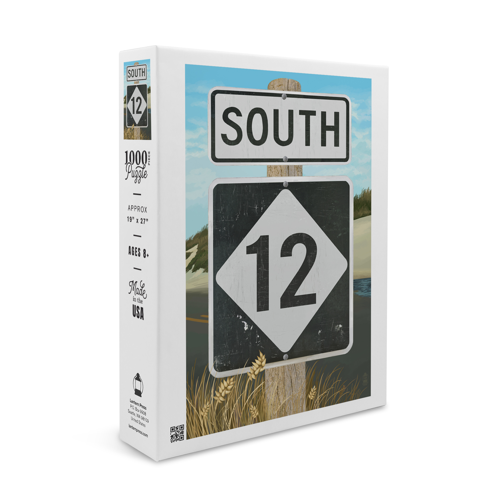 Outer Banks, North Carolina, Route 12 Sign #2 (1000 Piece Puzzle, Size ...