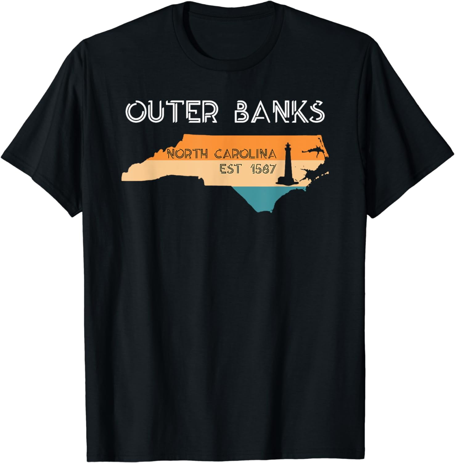 Outer Banks North Carolina Vacation Fun OBX T-Shirt - Walmart.com