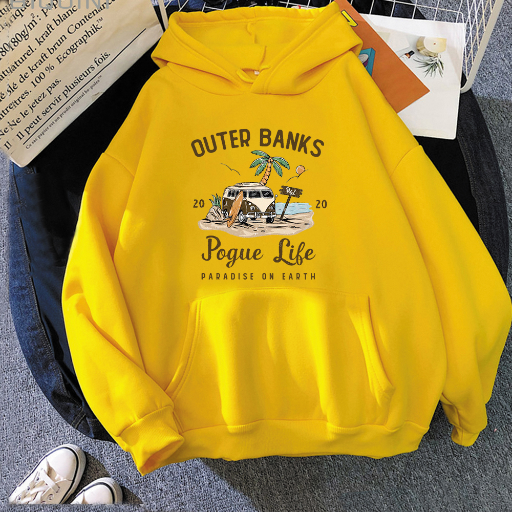 Outer Banks Pogue Life Graphic Hoodie Spring/Autumn Hoodies New Women ...