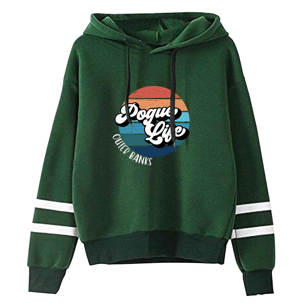 Outer Banks Pogue Life Merch Hoodies Pocketless Parallel Bars Sleeve ...