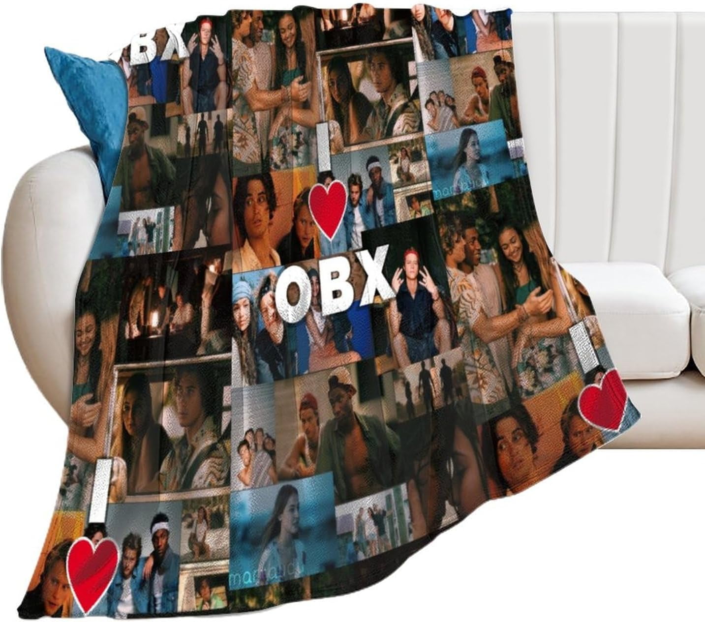 Outer Banks Poster Cool Collage Soft Blanket Cozy for Micro Fleece ...