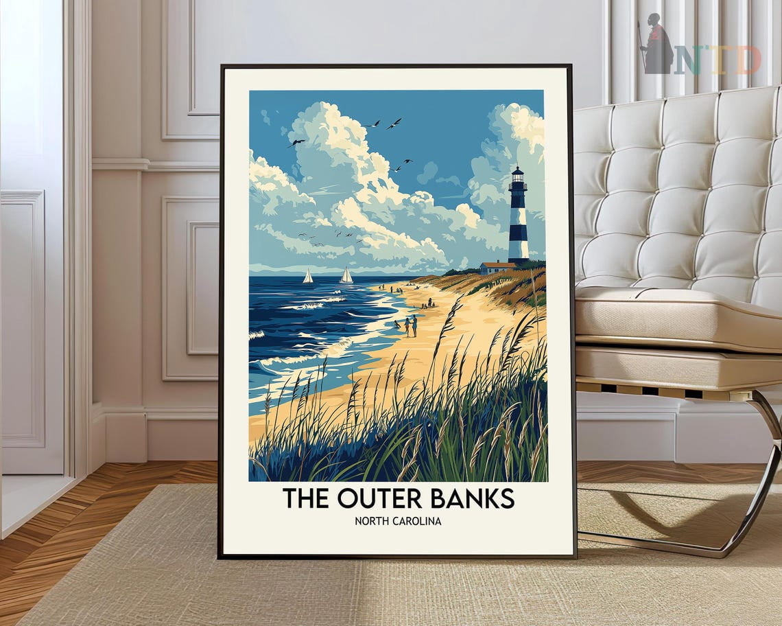 Outer Banks Print, Outer Banksouter Banks Poster, Outer Banks Photo ...